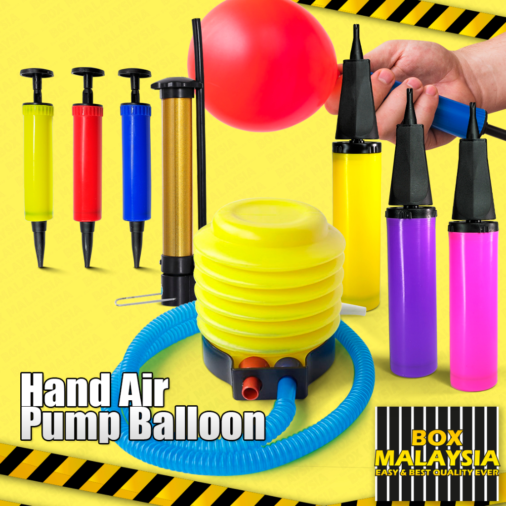Large Hand Pump Mini Balloon Hand Pump Inflator Big Colorful Hand Held ...