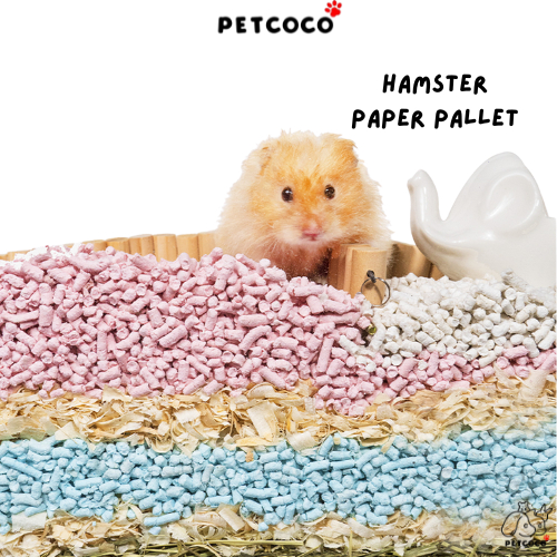PetCoCo 🐾 Habitat Paper Pallet Hamster Bedding 400g Hamster Digging ...