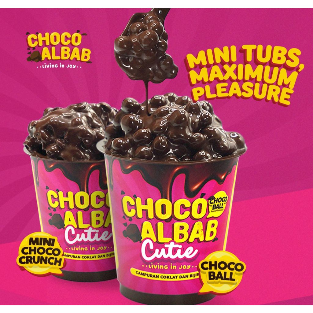CHOCO ALBAB- CUTIE PINK TUB | Shopee Malaysia