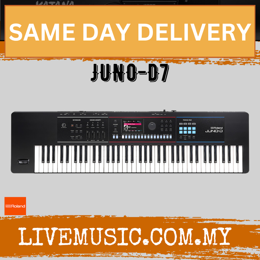 Roland JUNO-D7 Professional 76-Key Keyboard Synthesizer (JUNO D7/JUNOD7 ...