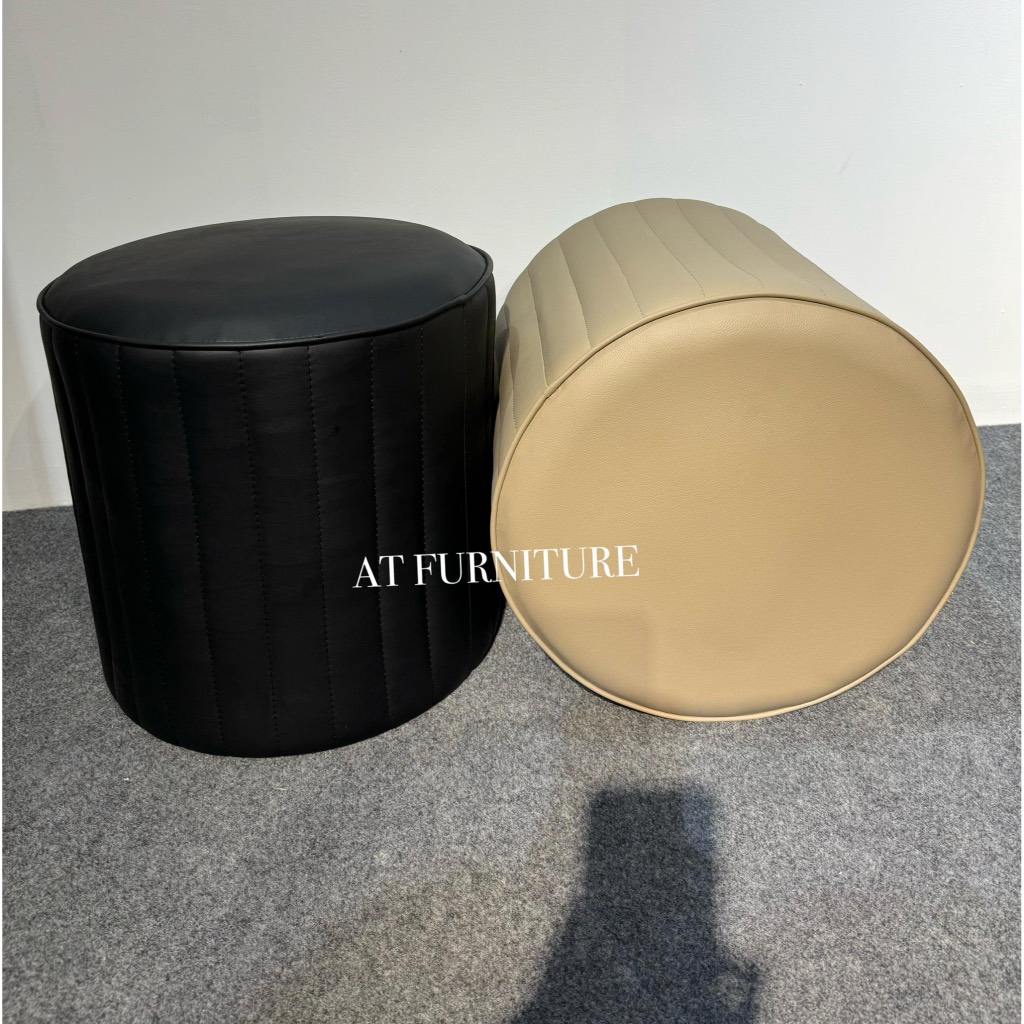 READY STOCK ROUND STOOL At033 Light Luxury Makeup Stool Nordic Style ...