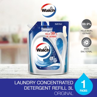 Walch Antibacterial Laundry Detergent Original Refill (3L) | Shopee ...
