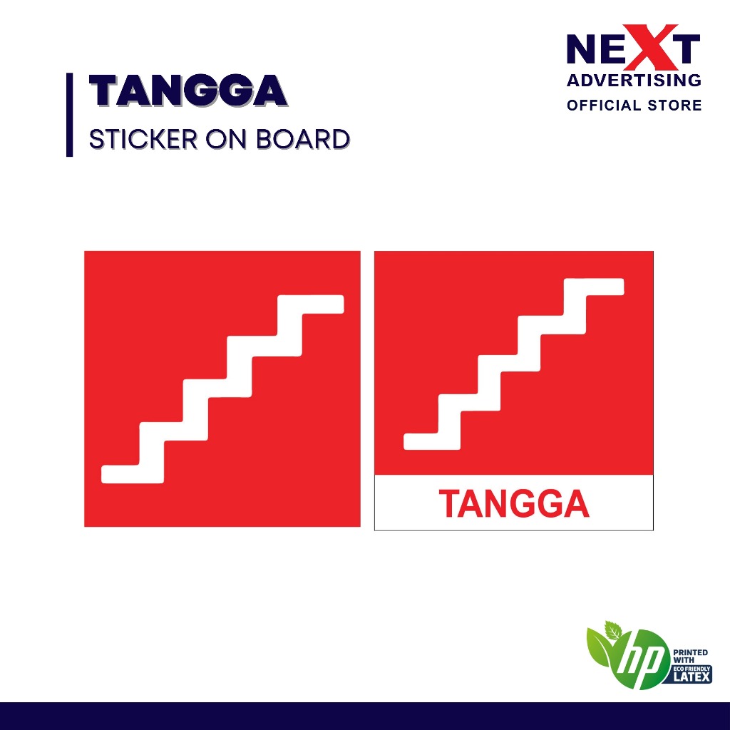 Tangga Sign for Bomba | Bomba Signage | Sticker on Board | Shopee Malaysia