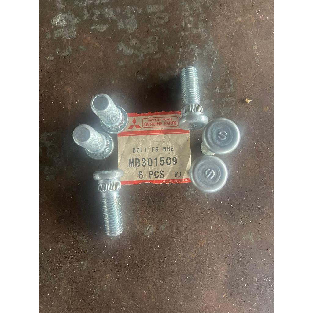 MITSUBISHI PAJERO WHEEL STUD LUG BOLT GUNUINE PARTS MB301509 1SET 6PCS ...