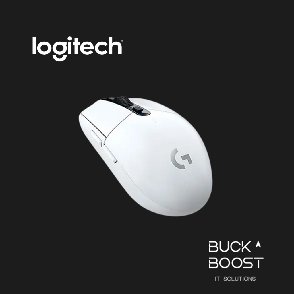Logitech G304 (White) LIGHTSPEED 6 Button Gaming Wireless Mouse ...