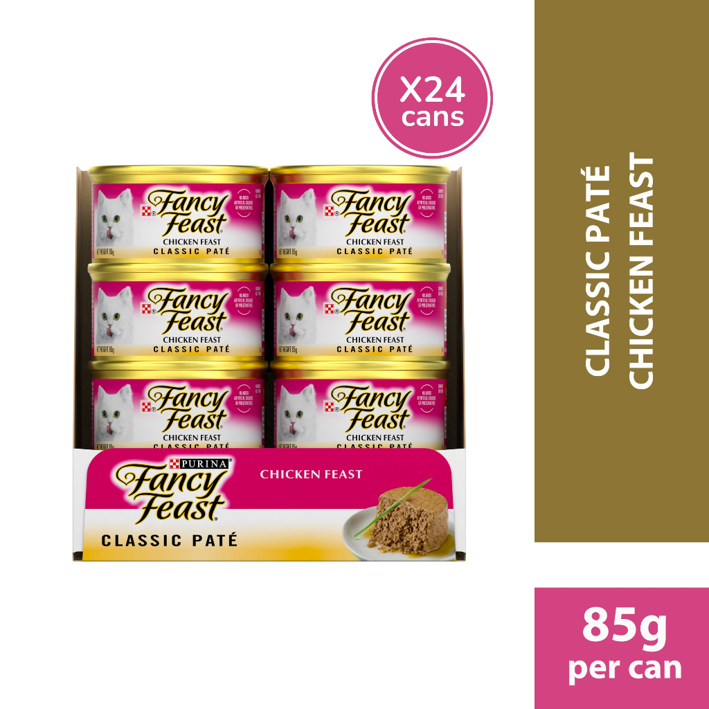PURINA Fancy Feast Classic Paté Chicken Feast (24 x 85g) | Shopee Malaysia
