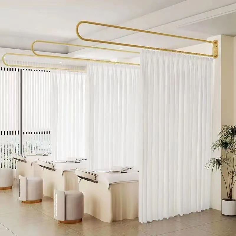 【MY Ready stock】Iron Art Beauty Salon Partition Curtain massage parlour ...