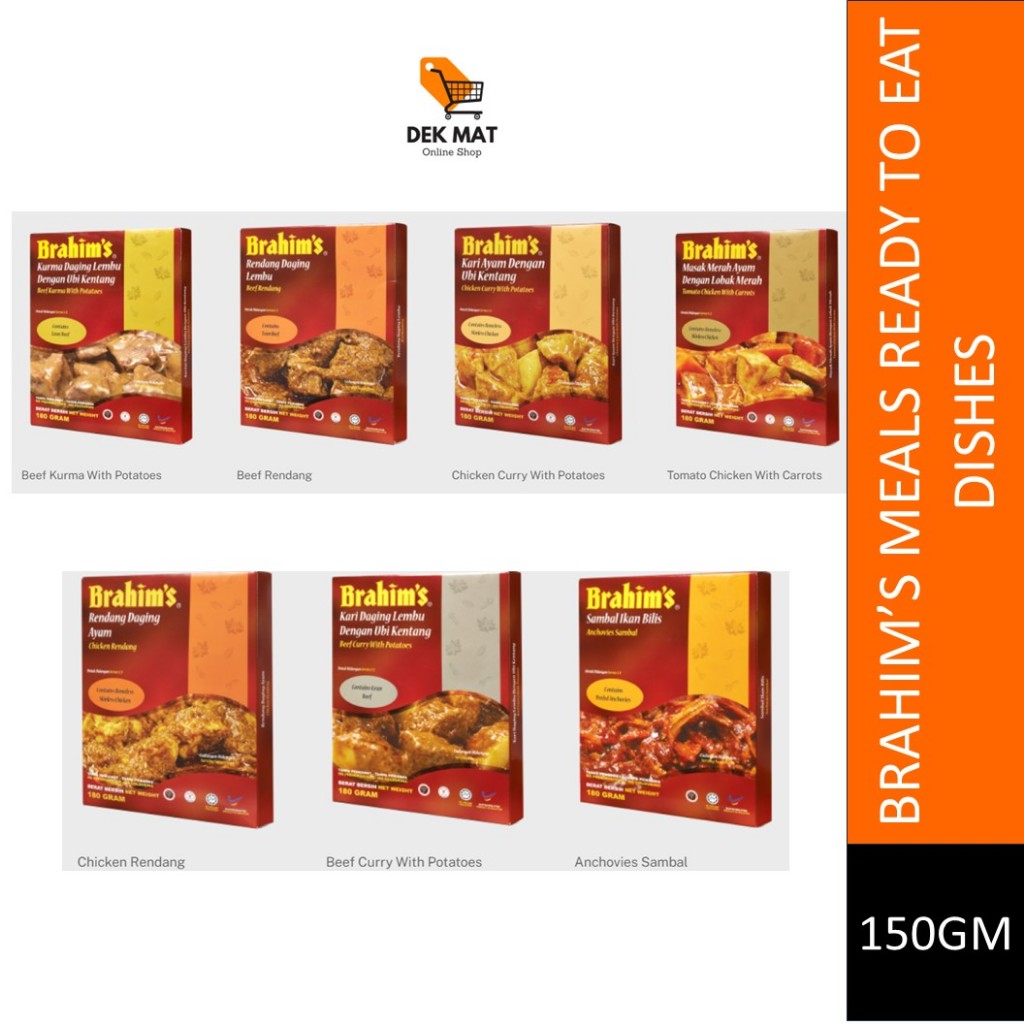 Brahim's Ready to Eat Dishes Lauk Segera Instant Pelbagai Rasa Ready ...