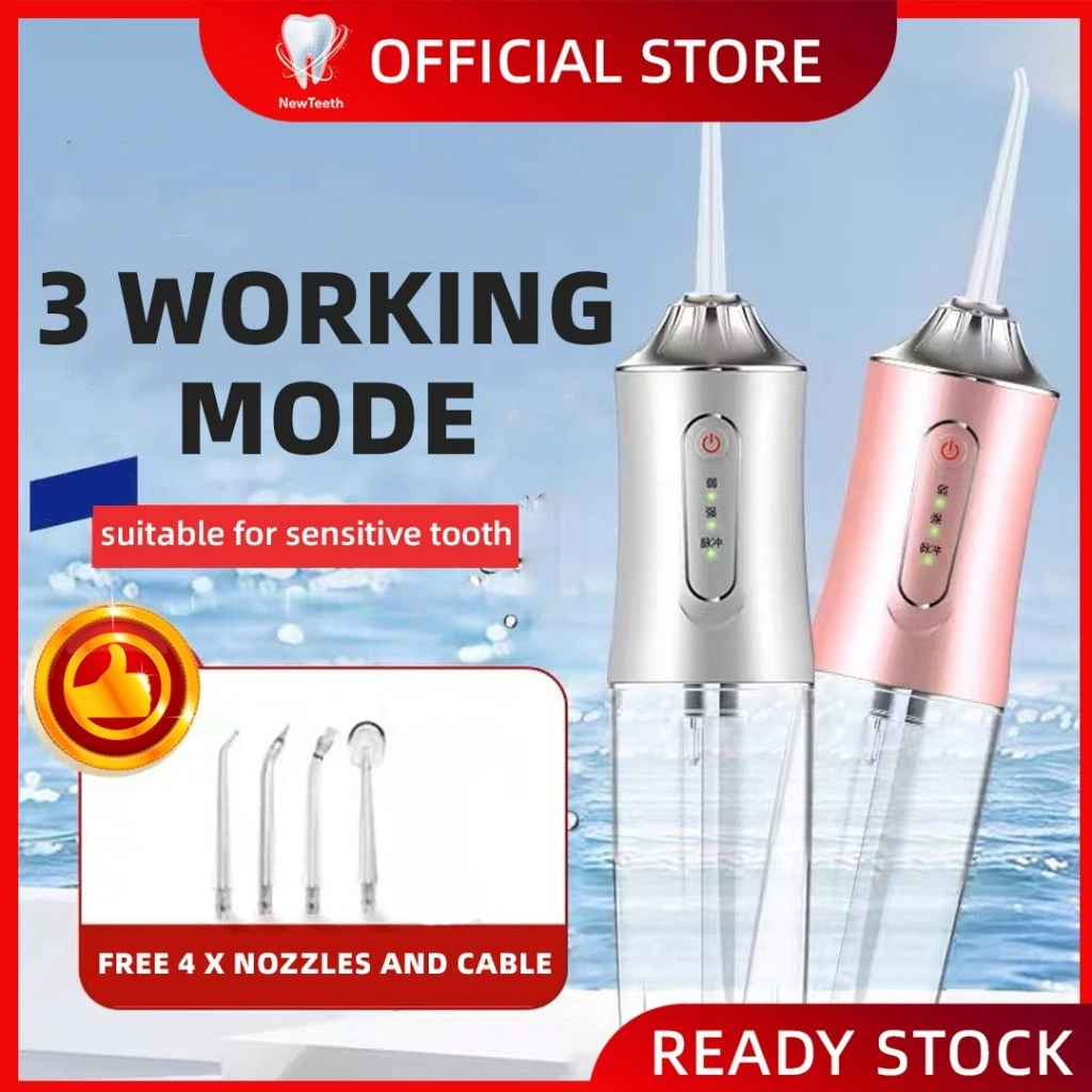 New Teeth | Water Dental Floss Teeth Whitening Antibacterial Gum ...