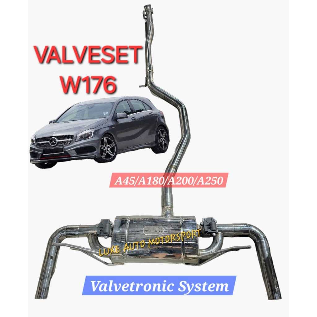 Mercedes Benz W176 A180 A200 A250 A35 A45 Valvetronic Set Exhaust ...