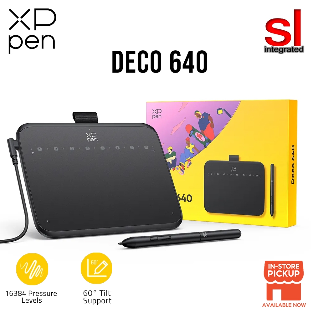 XP-Pen Deco 640 Pen Tablet Graphics Drawing Tablet Digital Drawing Pad ...