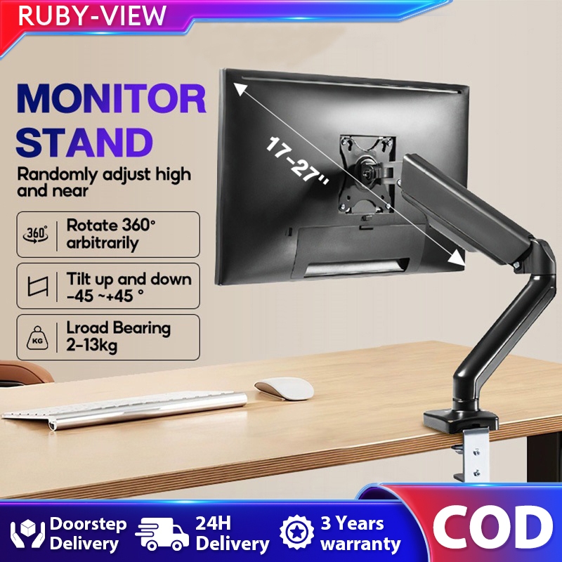 RUBY Monitor Stand Single Adjustable 360° Multi-Direction 13''-32 ...