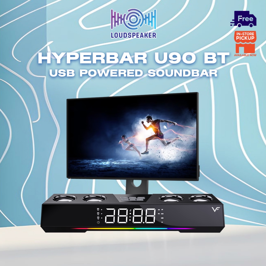 Vinnfier VF Hyperbar U90 BT 50W Bluetooth Wireless All In one Protable ...