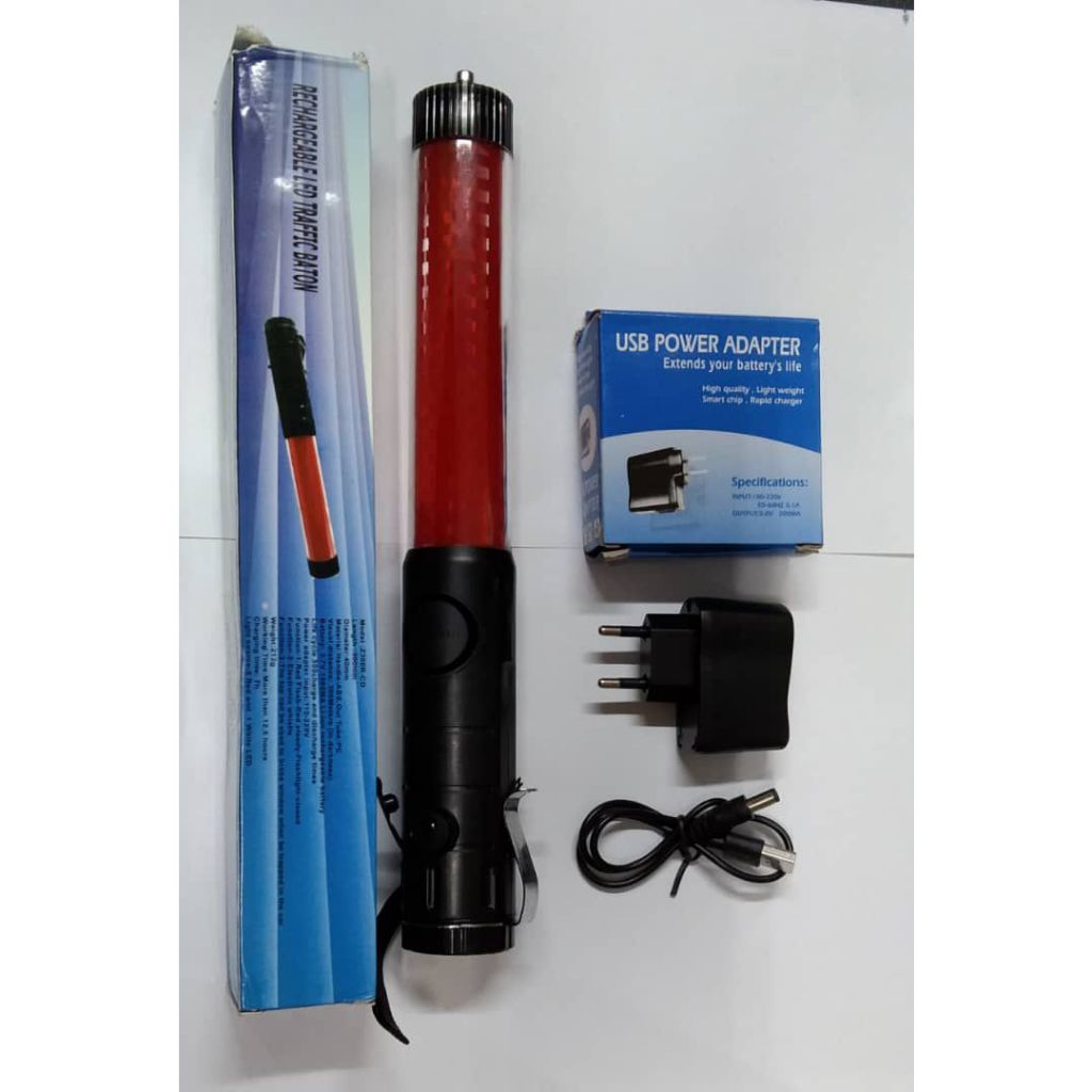 Baton Light Rechargeable Type - 30cm with Alarm | Shopee Malaysia