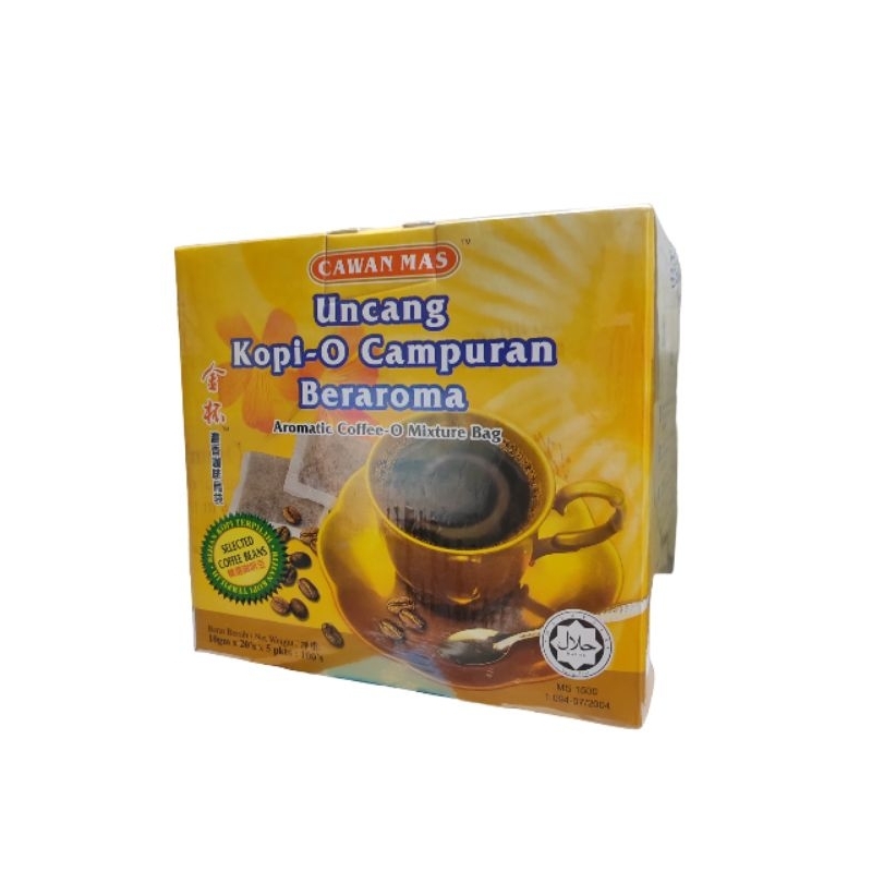 CAWAN MAS Uncang KOPI-O Campuran Beraroma Aromatic Coffee-O Mixture Bag ...