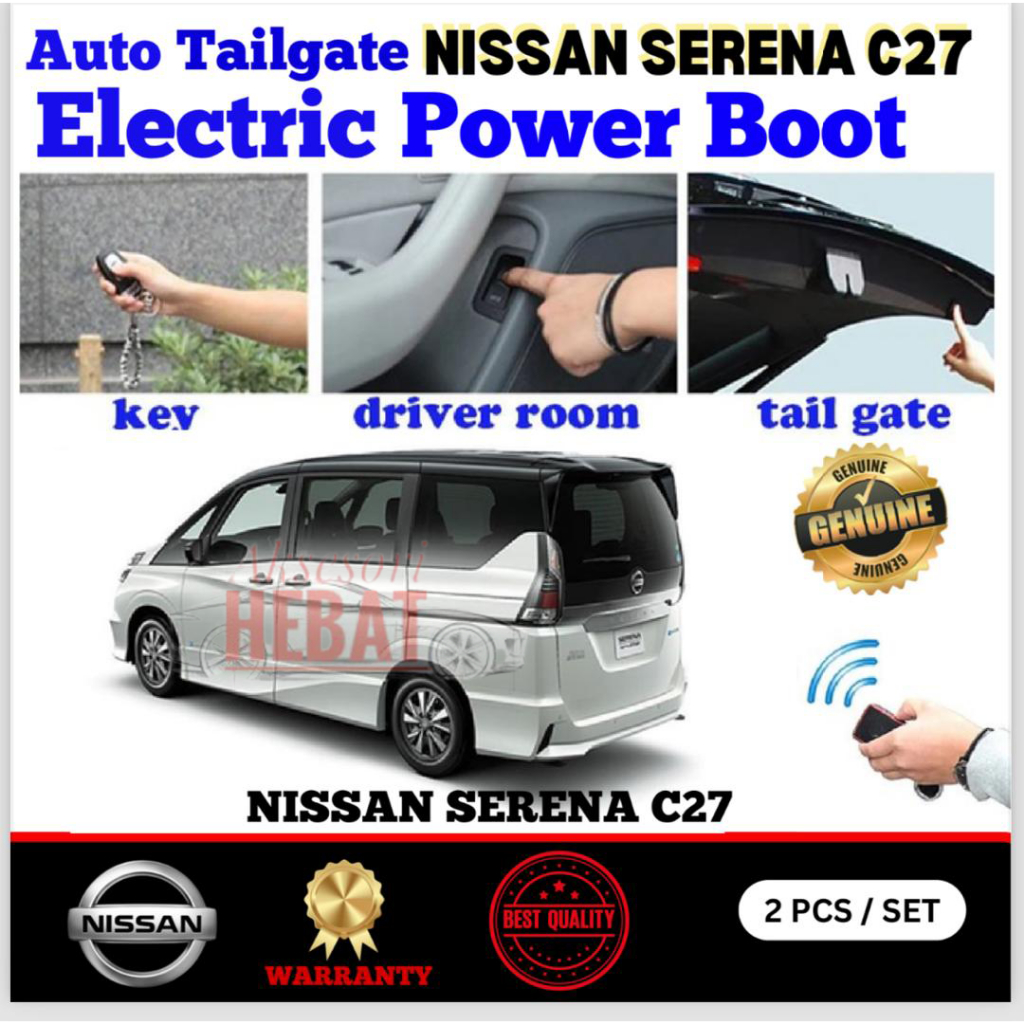 NISSAN SERENA C27 Electric Auto Tailgate Power Boot Foot Kick Sensor ...