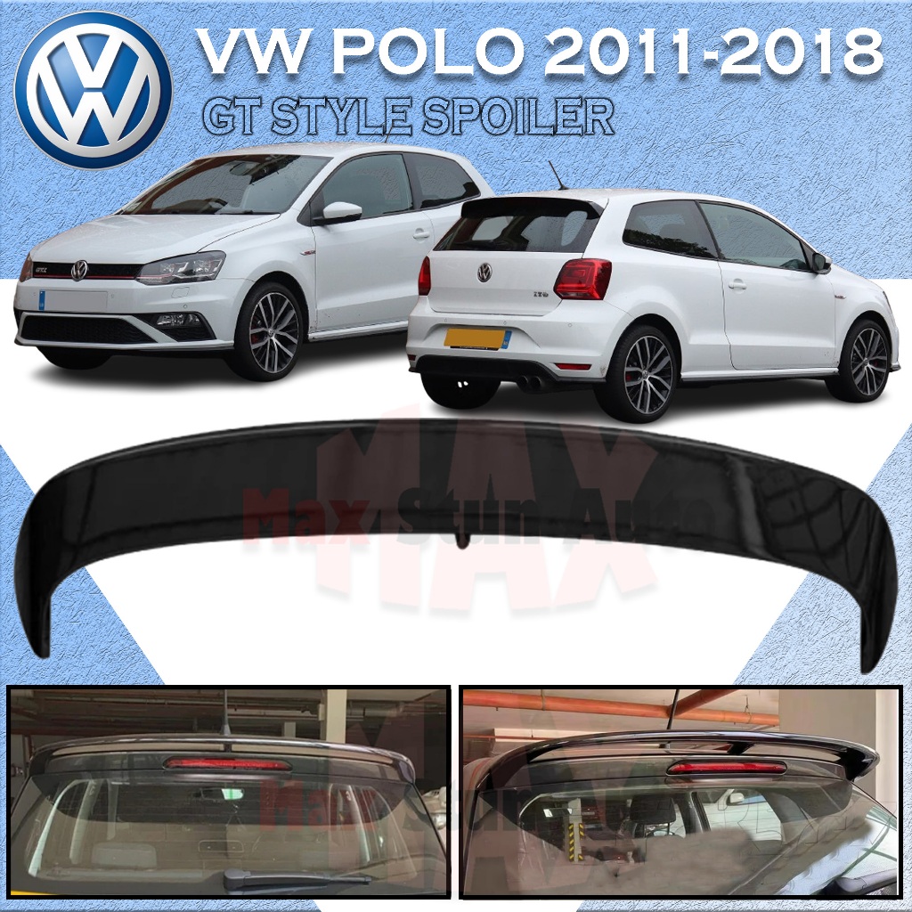 VOLKSWAGEN POLO 2011-2018 GT STYLE REAR ROOF SPOILER VW POLO GT SPOILER ...