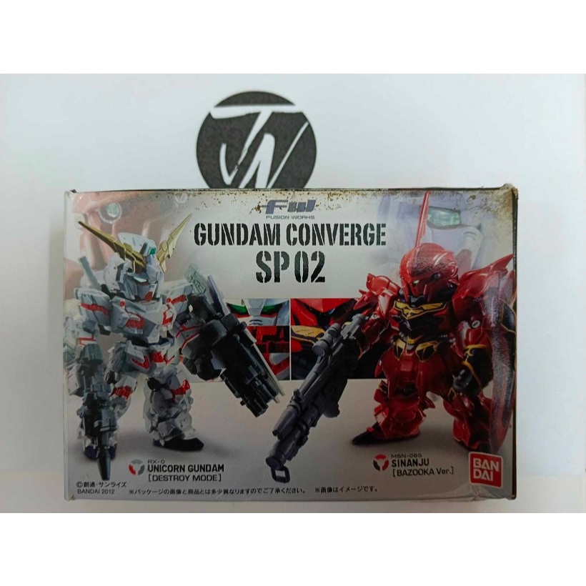 FW Gundam Converge SP02 - RX-0 Unicorn Gundam Destroy Mode & MSN-065 ...