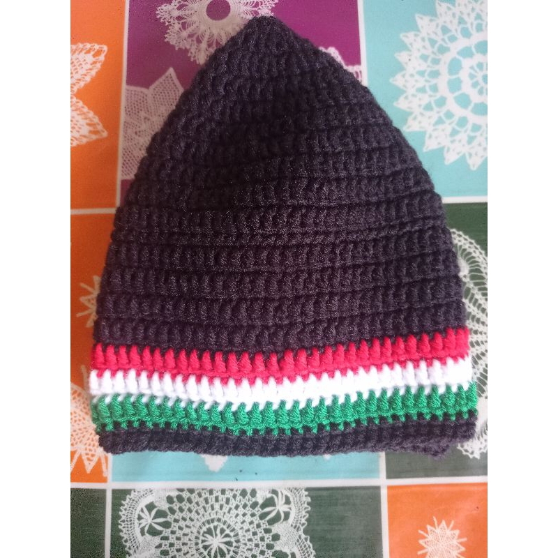 Kopiah Kait Palestin saiz dewasa dan kanak-kanak | Shopee Malaysia