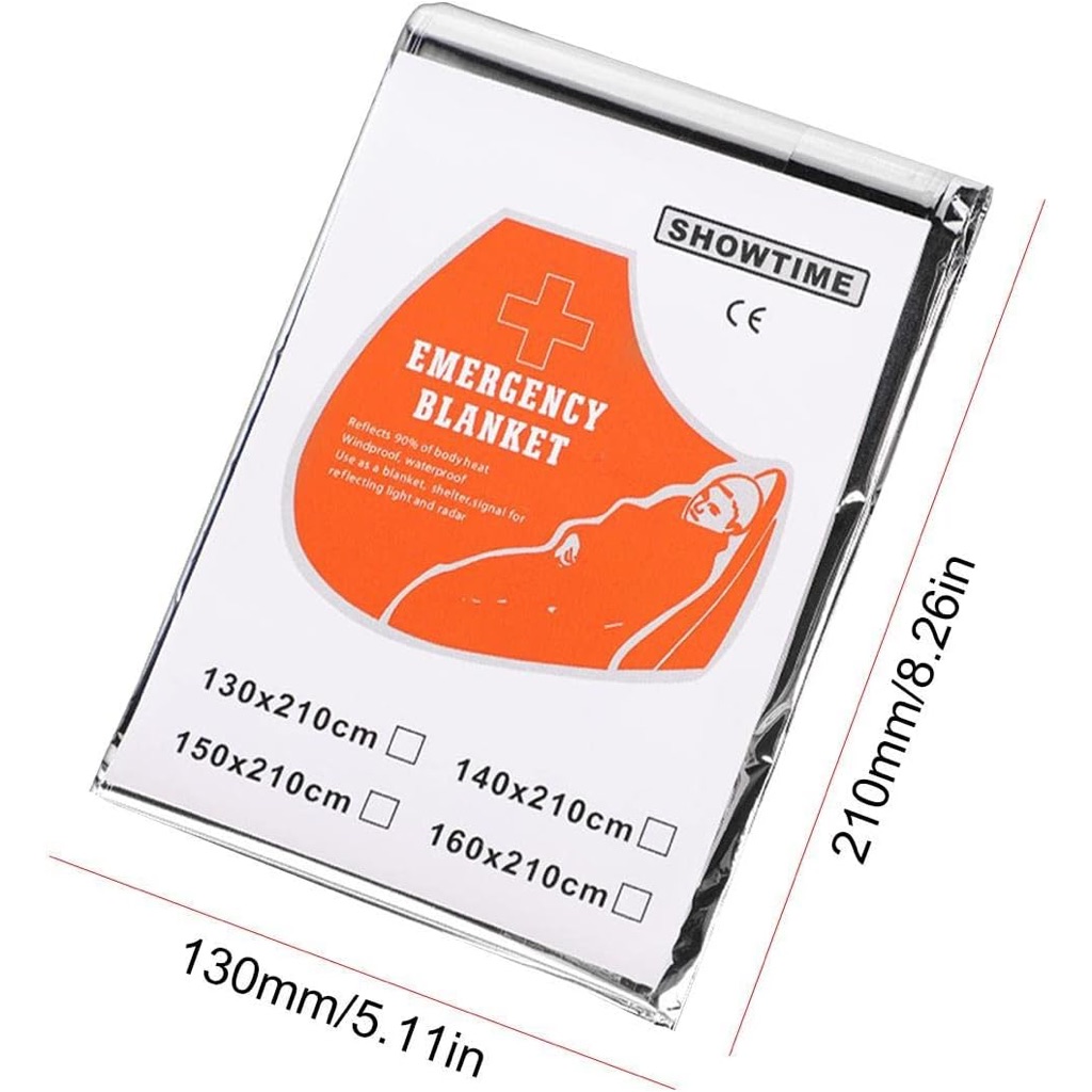 Emergency Rescue Blanket Reflective Blanket 210cm x 130cm | Shopee Malaysia