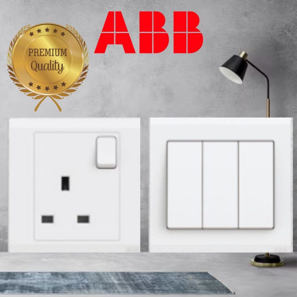 ABB INORA SWITCHES & SOCKETS (WHITE SERIES) | Shopee Malaysia