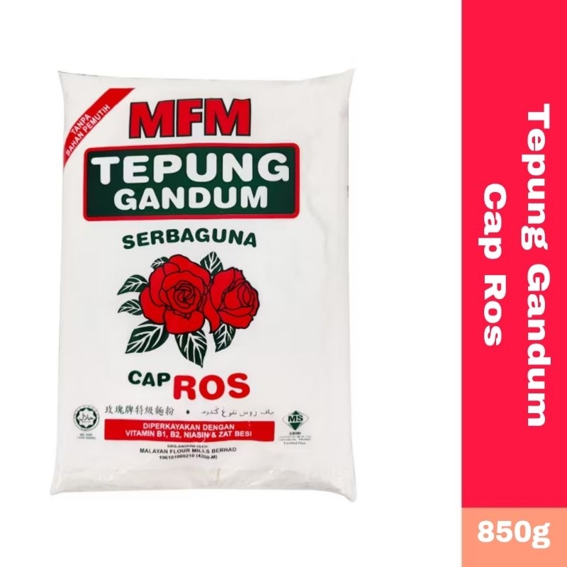 TEPUNG GANDUM CAP ROS 850G | Shopee Malaysia