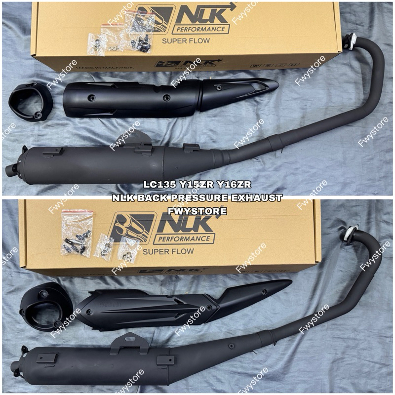 NLK EXHAUST BACK PRESSURE EXZOS LC135 Y15ZR Y16ZR 32x32 32x35 | Shopee ...