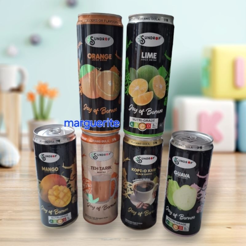 Sundrop Sarawak Kopi O Kaw, Teh Tarik, Milk Coffee, Orange, Lime, Guava ...