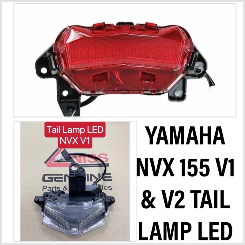 VISS YAMAHA NVX 155 NVX V1 V2 V3 AEROX TAIL LAMP LED TAIL LIGHT ASSY ...
