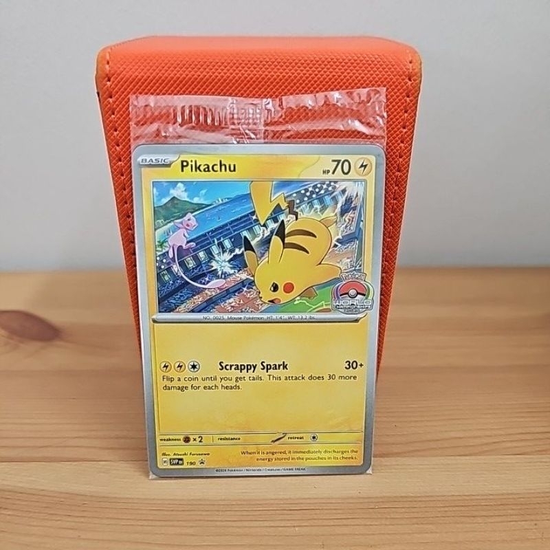 Pikachu Promo SVP 190 World Championship 2024 (Seal) | Shopee Malaysia