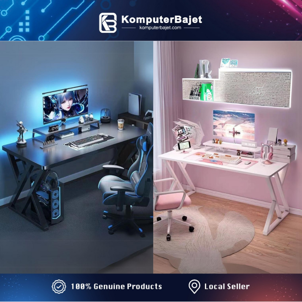 🚛PUCHONG READY STOCK🚛 Gaming Table Computer PC Laptop Office Table Meja ...