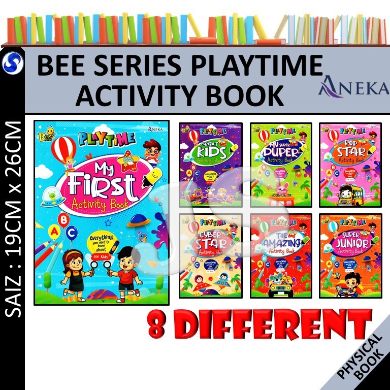 BEE SERIES PLAYTIME ACTIVITY BOOK : MY FIRST | THE AMAZING | POP STAR ...