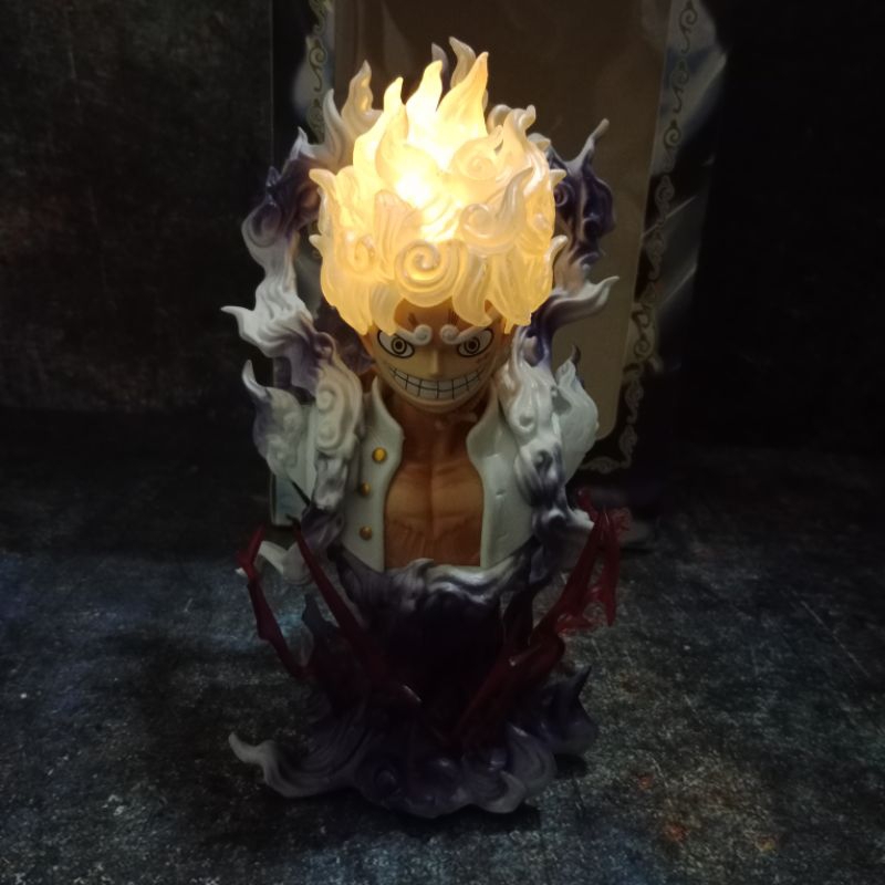 One piece Luffy&Zoro figure chest statue#luffy gear 5 figure#nika Luffy ...