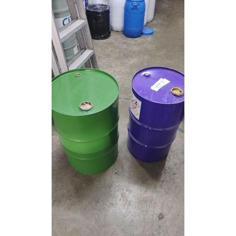 Tong besi 60-80 liter purple,hijau,tong drum,tong second hand,tong ...