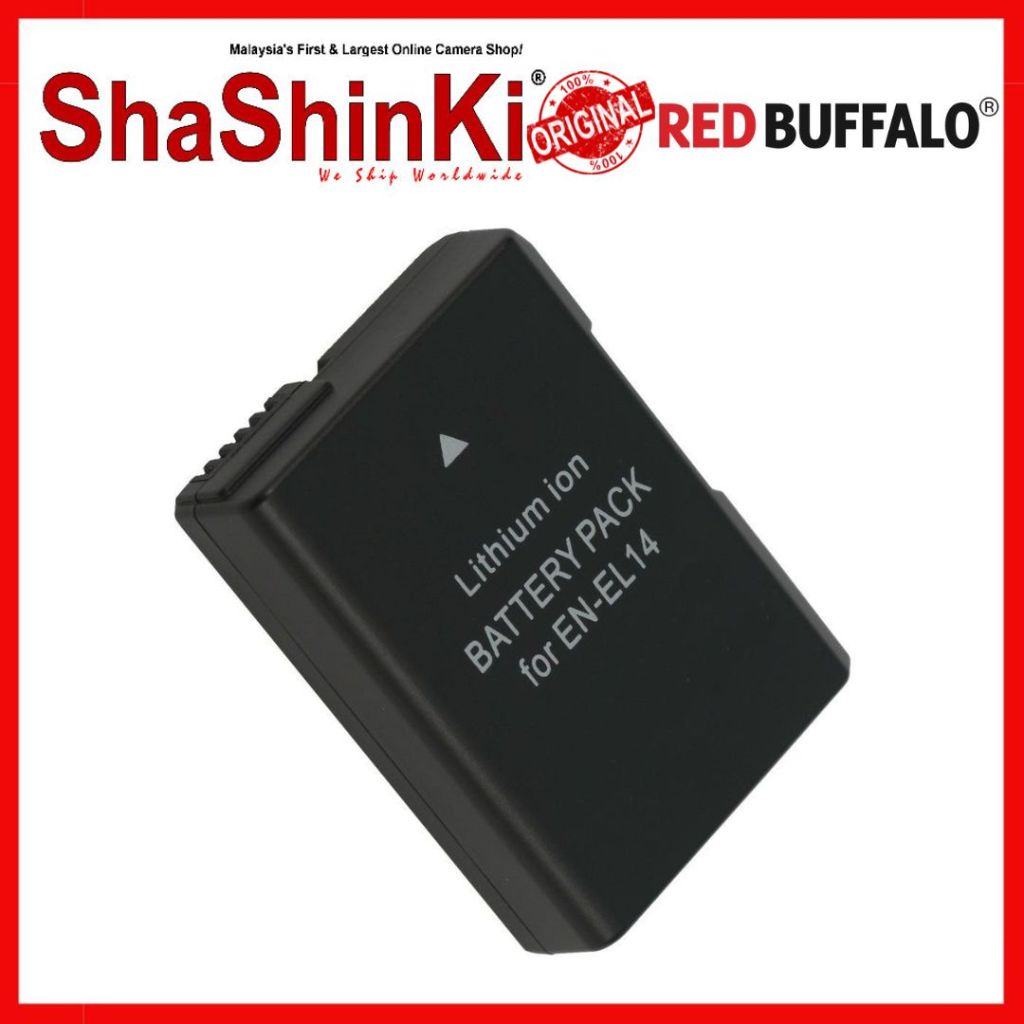 Red Buffalo EN-EL14A Rechargeable Lithium-Ion Battery for Nikon Df ...