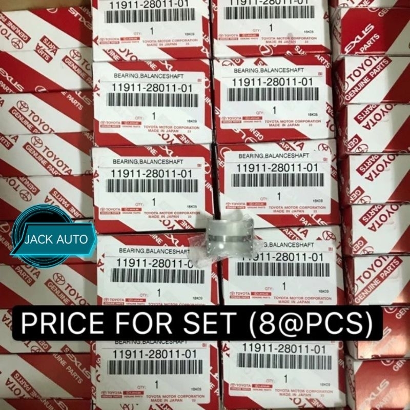 【ORIGINAL】BALANCE SHAFT BEARING TOYOTA ESTIMA ACR30 ACR50, ALPHARD VELLFIRE, HARRIER ACU30 ...