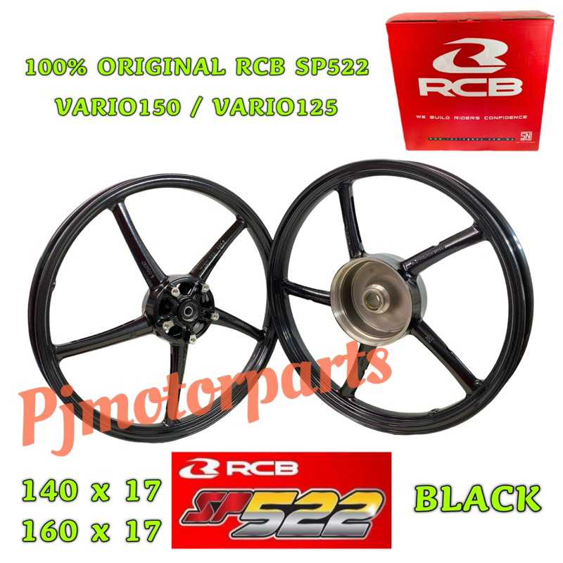 VARIO150 / VARIO125 ( 100% ORIGINAL RCB SP522 ) 1 SET FRONT 140 X 17 ...