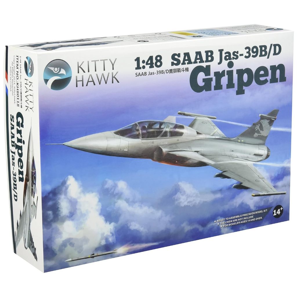Kitty Hawk KH80118 1/48 Saab Jas-39B/D Gripen | Shopee Malaysia