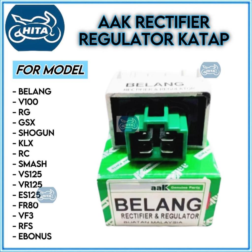 AAK RECTIFIER REGULATOR KATAP BELANG V100 RG GSX SHOGUN KLX RC SMASH ...