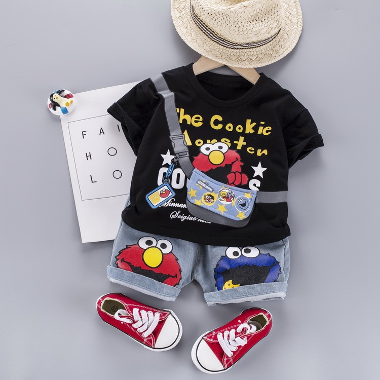 Baju set budak 0-5 tahun Sesame Street KIDS clothes for baby boy and ...