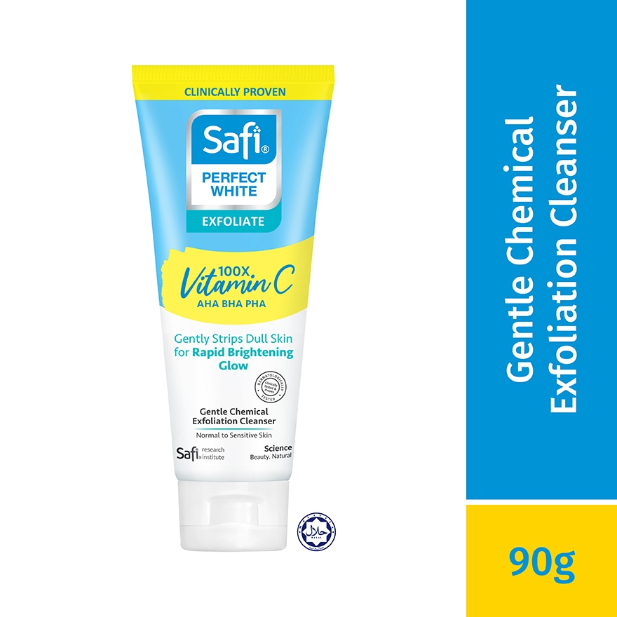 Safi Perfect White Gentle Chemical Exfoliation Cleanser 90g | Shopee ...