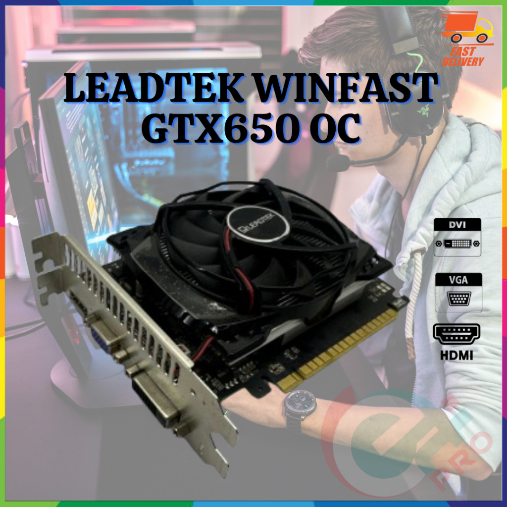 Leadtek WinFast GTX 650 OC | Shopee Malaysia