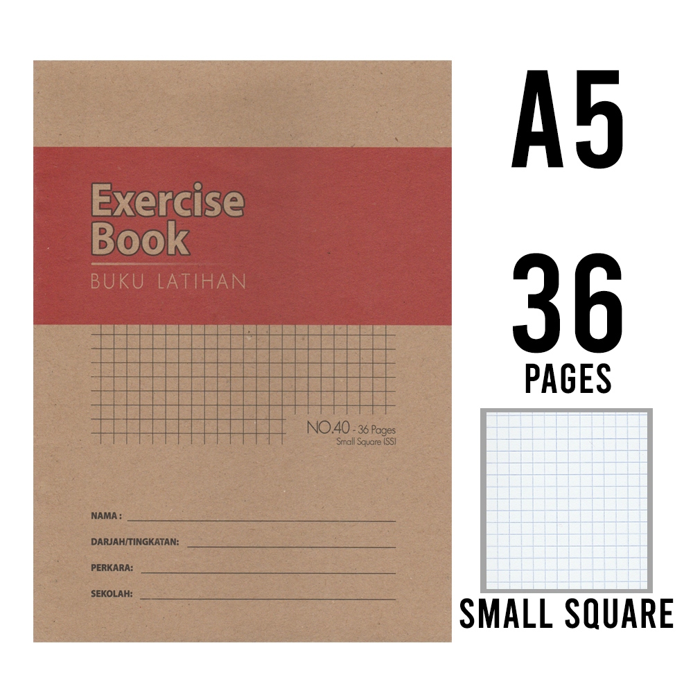 CP FORMS | EXERCISE BOOK | BUKU LATIHAN KECIL - KRAFTY EXERCISE BOOK ...