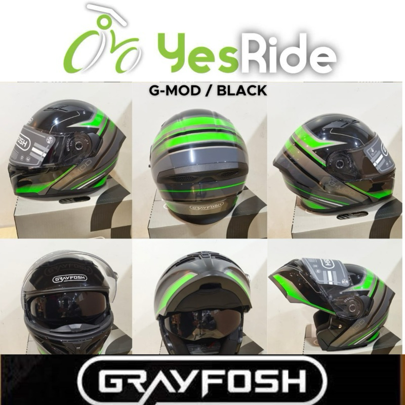 YESRIDE GRAYFOSH HELMET XL SIZE | Shopee Malaysia