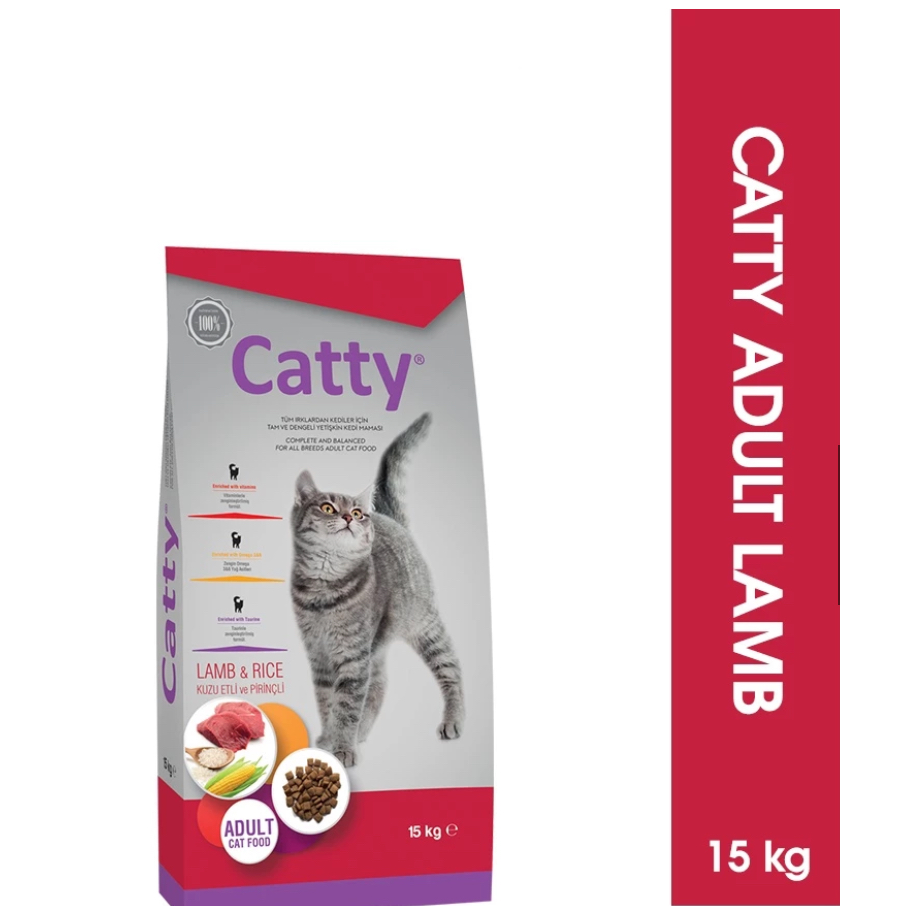 15 KG Catty Lamb & Rice Cat Food | Shopee Malaysia