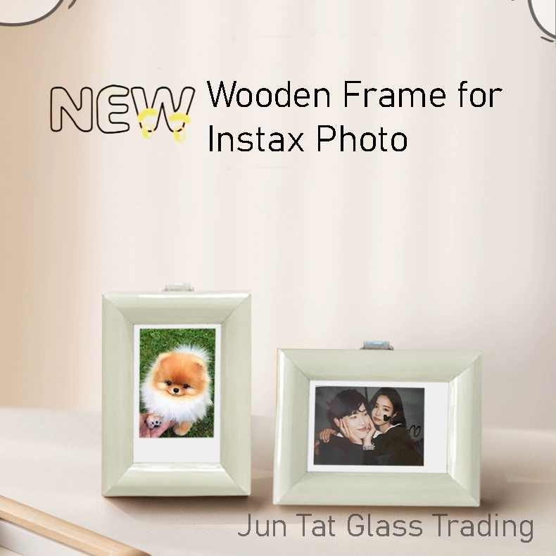 Wooden Frame for Instax Mini Photo Square Wide Polaroid Gift Ideas Desk ...