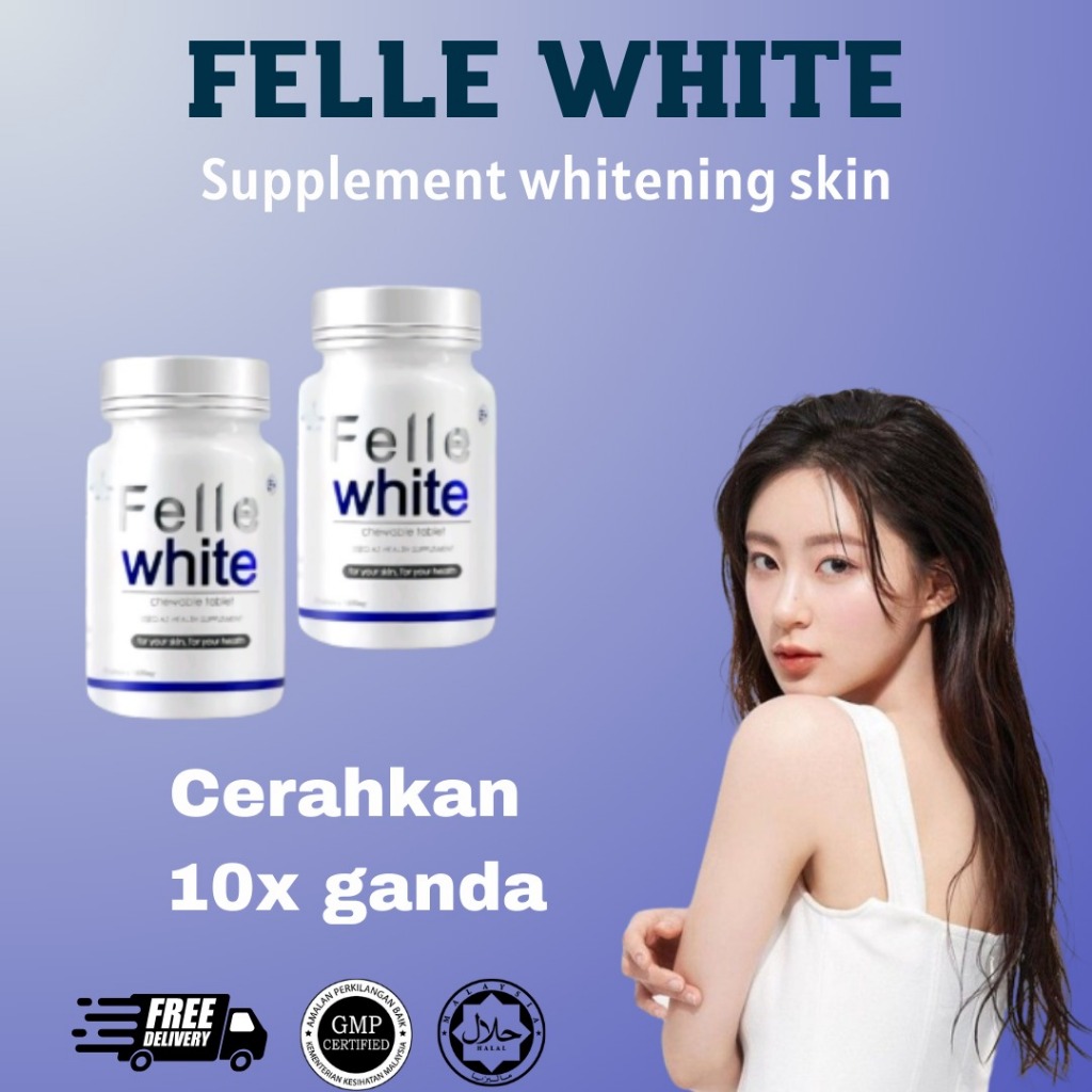 FelleWhite 10Xwhitening Booster, - Ubat Putih Seluruh Badan Whitening ...