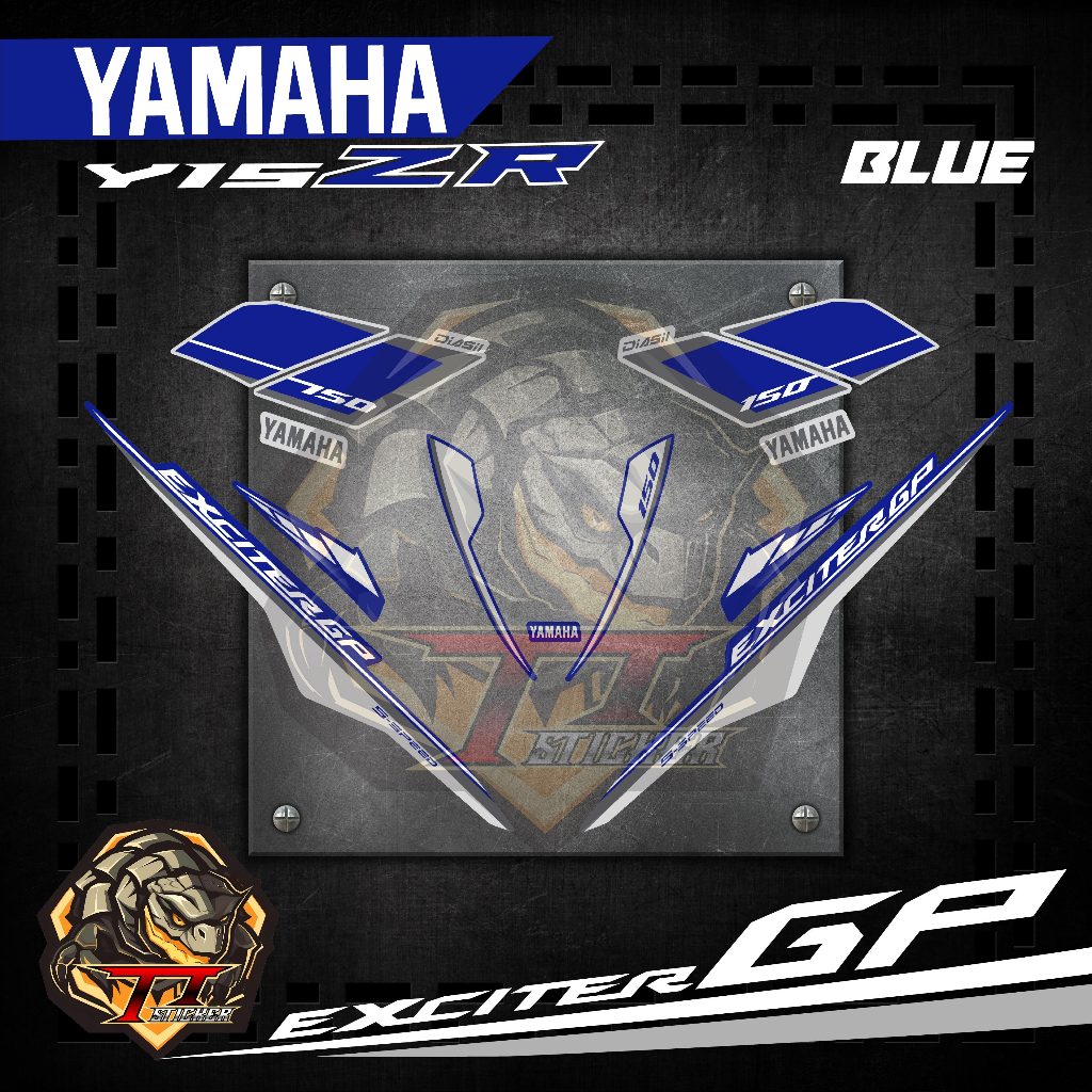 YAMAHA YSUKU Y15ZR EXCITER GP 150 2015 EDITION STICKER STRIPE MOTOR ...