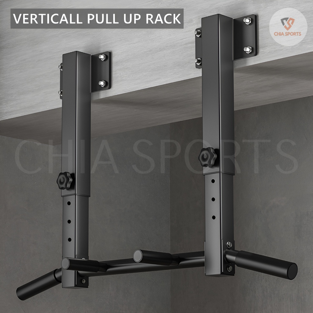 Ceiling wall Pull-up Bar Chin Up Bars Home Gym Strength Training ...