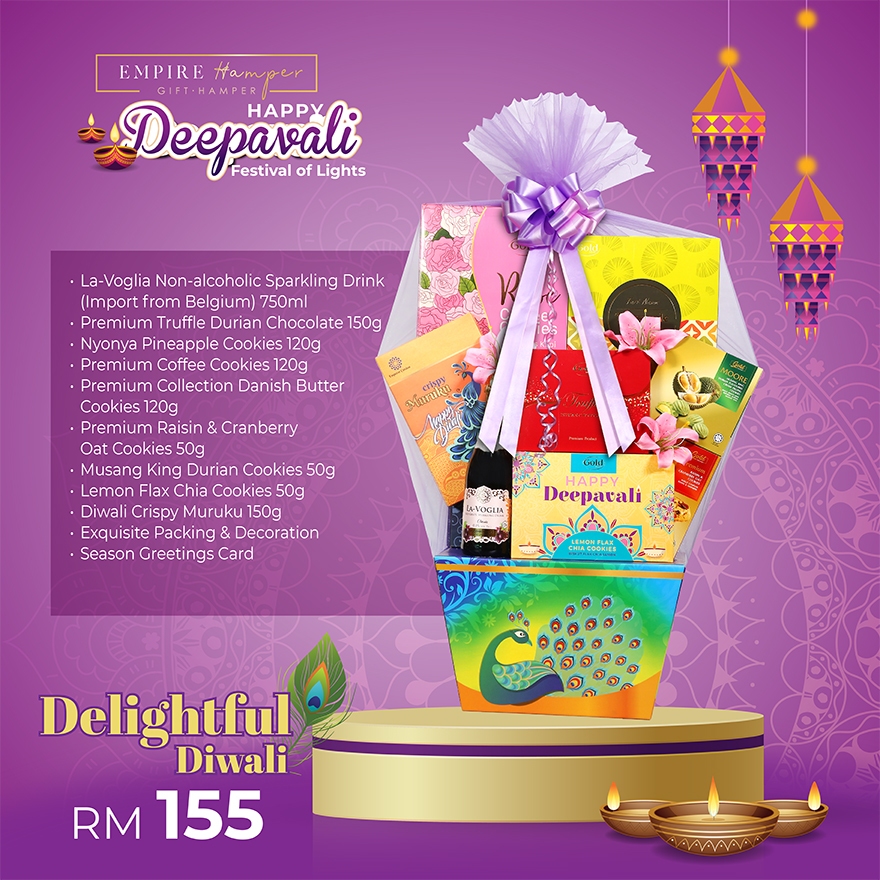 Delightful Diwali Empire Hamper 2024 DEEPAVALI EMPIRE HAMPER Gift Box ...